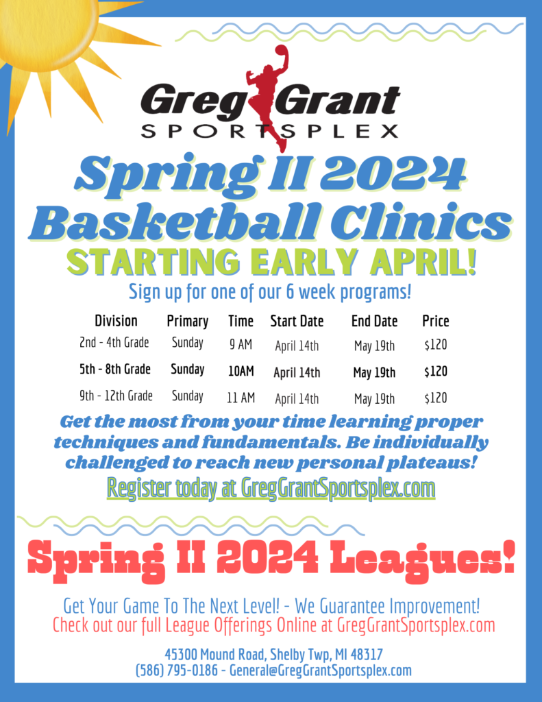 Basketball Clinics - Greg Grant Sportsplex