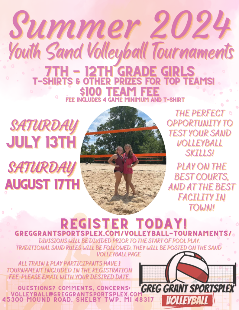 Volleyball Tournaments - Greg Grant Sportsplex
